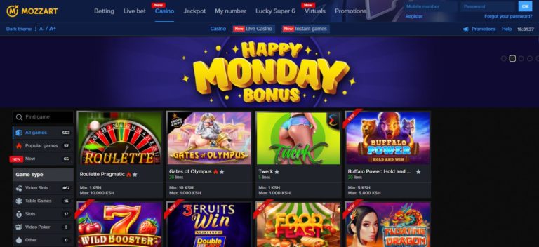 Mozzart Bet Casino Review & Bonus Offer 2025 - Online Casino Bonus Kenya